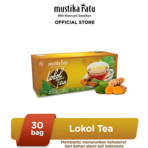 LOKOL TEA HERBAL MUSTIKA RATU ISI 30'S ORIGINAL MENGURANGI LEMAK DARAH ...