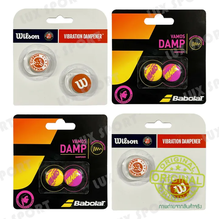 NEW!! Babolat VAMOS DAMP & Wilson Roland Garros กันสะเทือนไม้เทนนิส ...