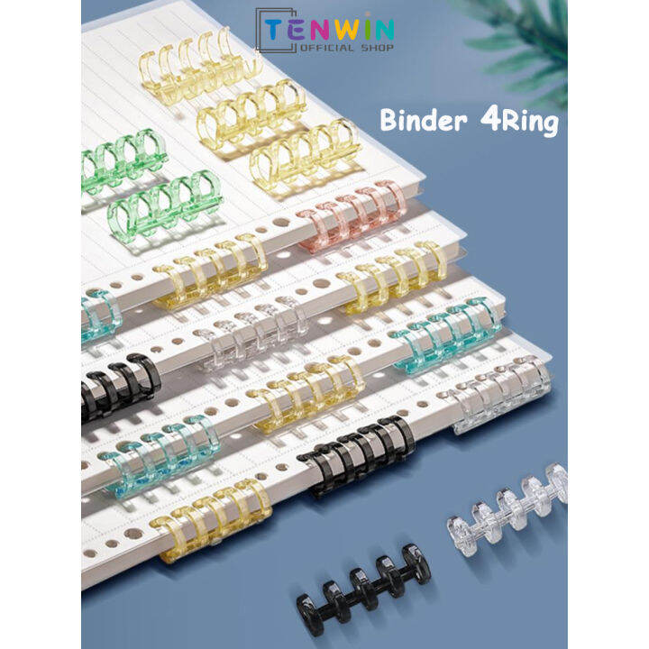 DIY Binding Ring Binder ( 4 Rings ) Colors - 15 mm-Tenwin | Lazada ...