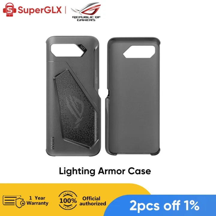 Original Asus Rog Phone 5 Lighting Armor Case Light Up And Toughen Up