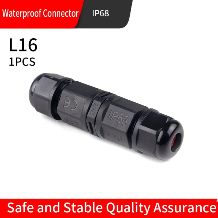 IP68 Waterproof Connector L16 2/3Pin Electrical Terminal Adapter Wire ...