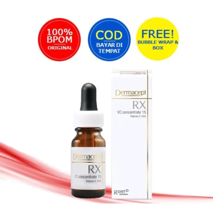 Dermacept RX vc concentrate 15 / Dermacept vitamin C10 serum reg bpom original / vc 20% ...