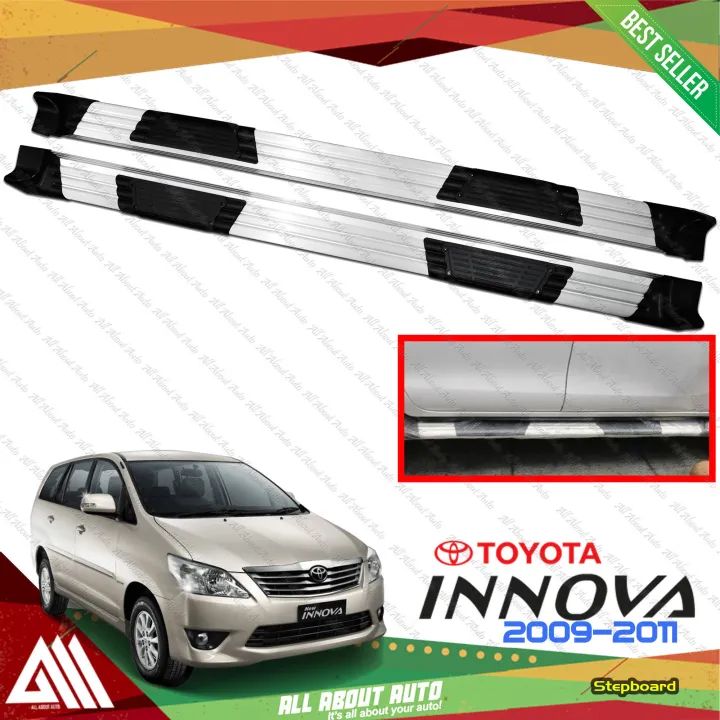 Toyota Innova 2009 2010 2011 Universal Aluminum Alloy Stepboard / Step ...