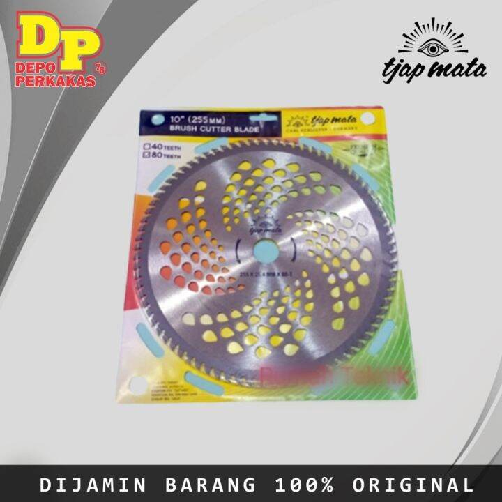 Pisau potong Rumput bulat Tjap mata ukuran 10"x40T | Lazada Indonesia