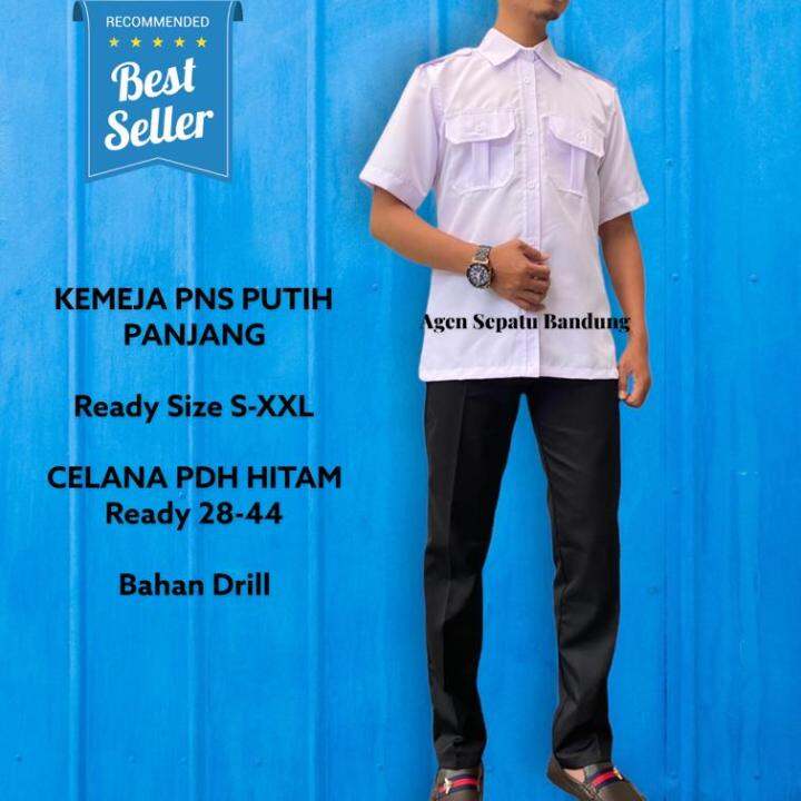 Baju Pns Putih Kemeja Pns / Pemda putih Baju pdh putih Kemeja putih Dinas pria Baju Pegawai ...