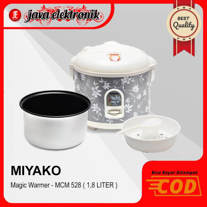 Rice Cooker / Penanak Nasi - Miyako MCM528 1.8 Liter Abu-abu GARANSI ...