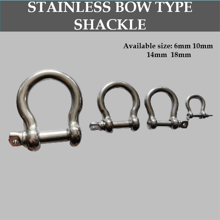 Philchi Corner 6mm-18mm Stainless Bow Type Shackle | Lazada PH