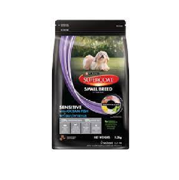 Purina SUPERCOAT Adult Small Breed Sensitive with Ocean Fish Dry Dog ...