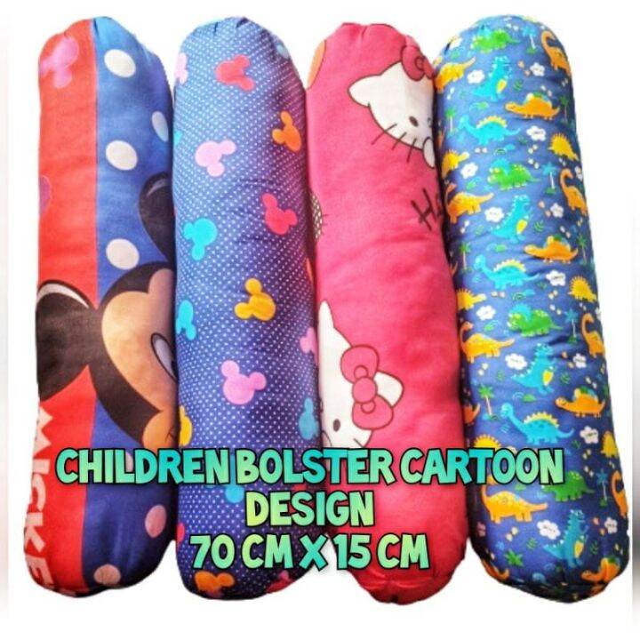 𝐑𝐄𝐀𝐃𝐘-𝐒𝐓𝐎𝐂𝐊-KIDS BOLSTER (70 CM x 15 CM) / CARTOON DESIGN BOLSTER FOR ...