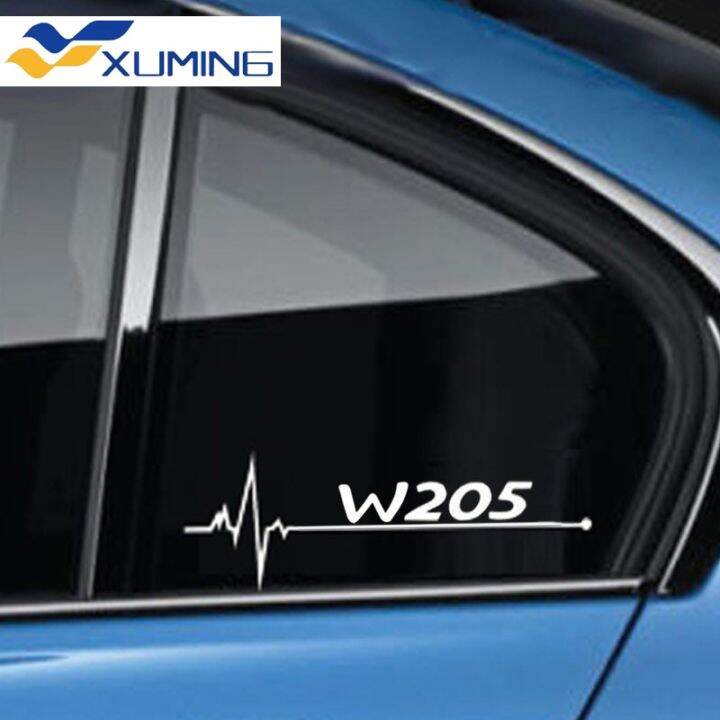 《READY STOCK》2pcs car windows sticker For Mercedes-Benz amg W203 W204 ...