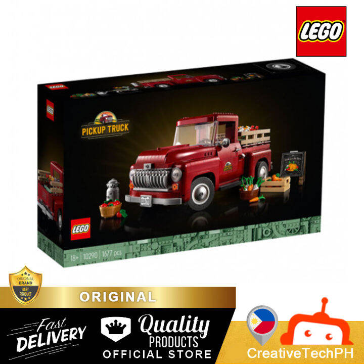 LEGO® Icons 10290 Pickup Truck, Age 18+, Building Blocks, 2021 (1677pcs ...