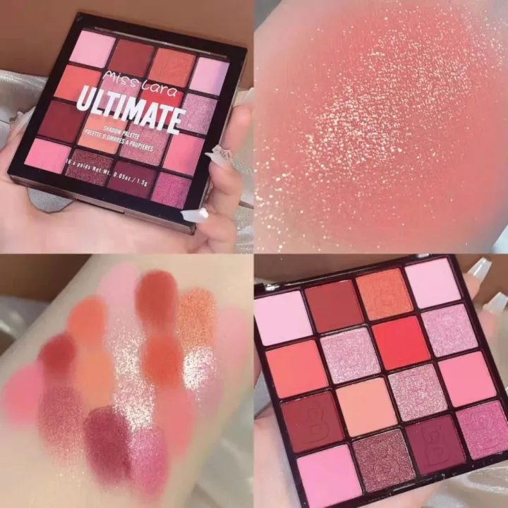 Miss Lara Kit Riasan Eyeshadow Palet Perona Mata 16 Warna Berkilau ...