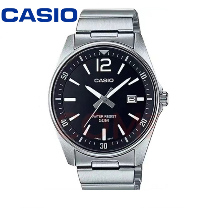 ST200/นาฬิกาข้อมือชายคาสิโอ CASIO รุ่น MTP-E170B-1BV สายสเตนเลส ของแท้ ...