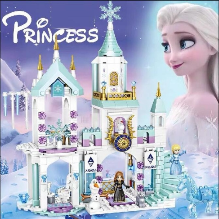 287PCS Friends Series Princess Castle Elsa's Sparkling Paradise ...