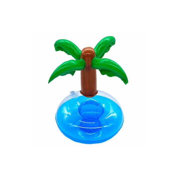 ที่วางแก้วเป่าลม ต้นมะพร้าว Inflatable Palm Tree Cup Holder By Float Me ...