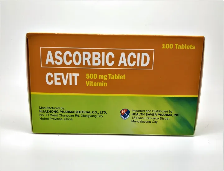 Ascorbic Acid CEVIT 500mg 100 Tablets | Lazada PH
