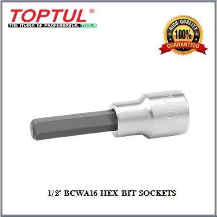 TOPTUL 1/2" BCWA16 HEX BIT SOCKETS | Lazada
