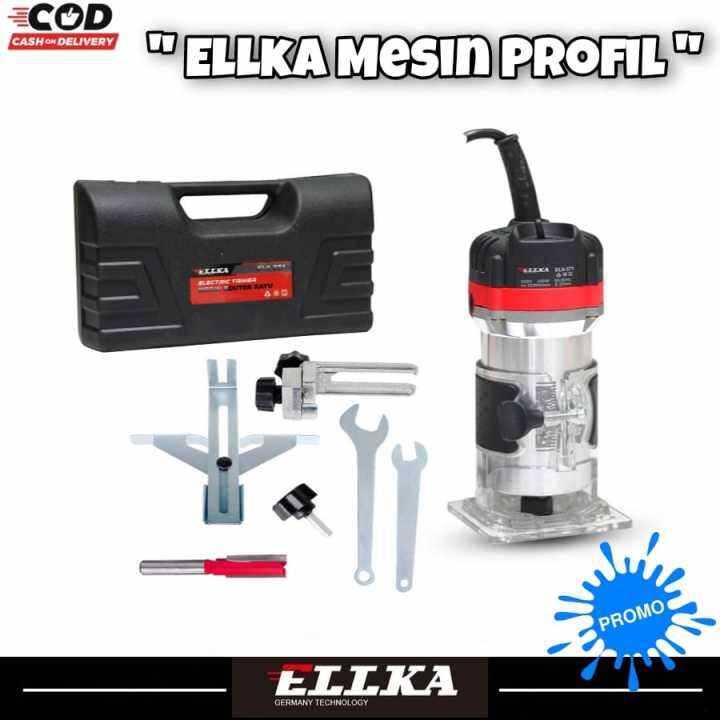 ELLKA Mesin Profil Kayu MODEL MODERN Mesin Trimer Mesin Router Wood ...