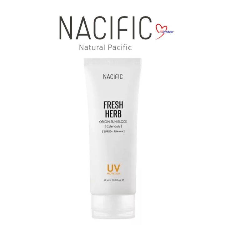 ※Nacific Fresh Herb Origin Sun Block SPF 50 PA++++ 50ml♩ | Lazada