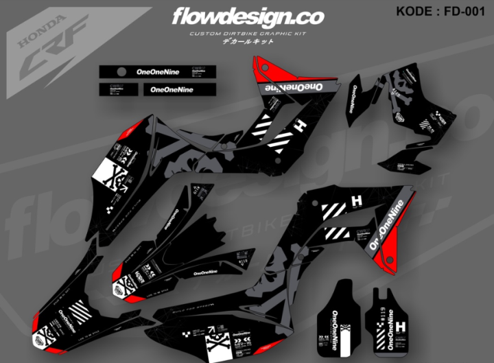DECAL HONDA CRF SUPERMOTO KEREN DECAL SUPERMOTO CRF | Lazada Indonesia
