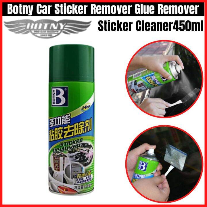 Botny Car Sticker Remover Glue Remover Adhesive Sticker Cleaner 450ml ...