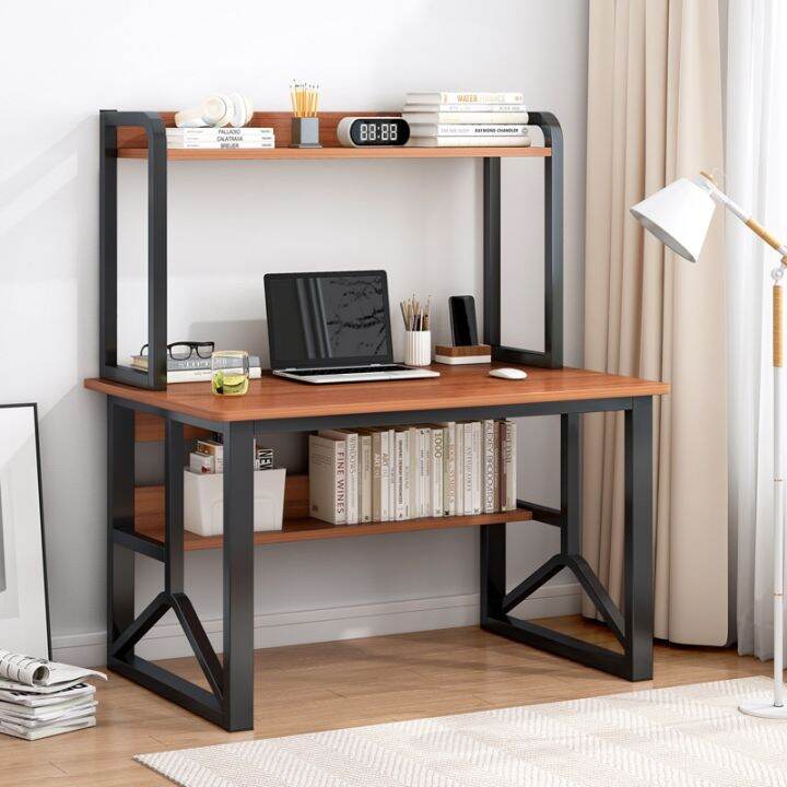 [COD] Desktop computer desk bookshelf combination home simple bedroom ...