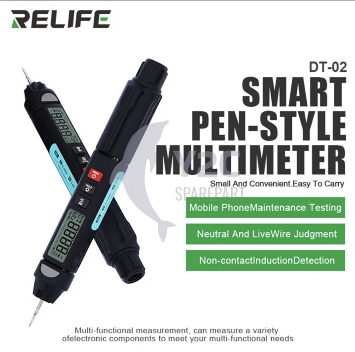 MULTITESTER PEN RELIFE DT-02 DIGITAL / ALAT SERVIS SERVICE HP | Lazada ...