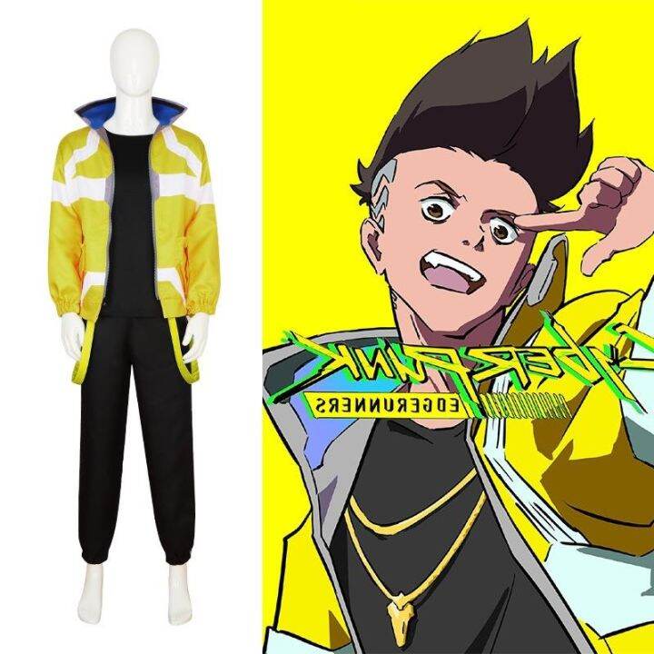 😘 อะนิเมะ COS Cyberpunk edge walker cos เหมาะกับ David Martinez cospaly ...