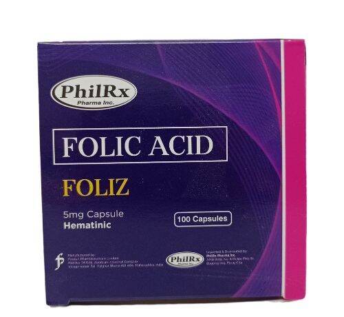 Folic Acid 5mg Macrocytic Anemia Foliz | Lazada PH