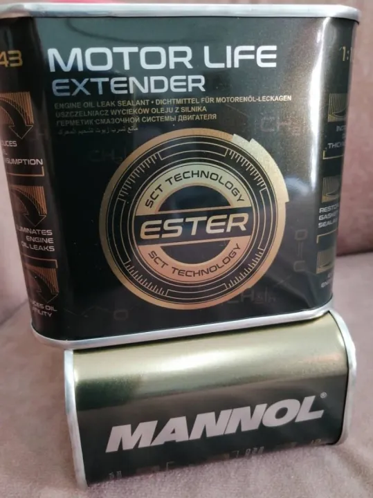 MANNOL Motor Life Extender 9943 500ml Ester Additive Oil Leak Stop ...