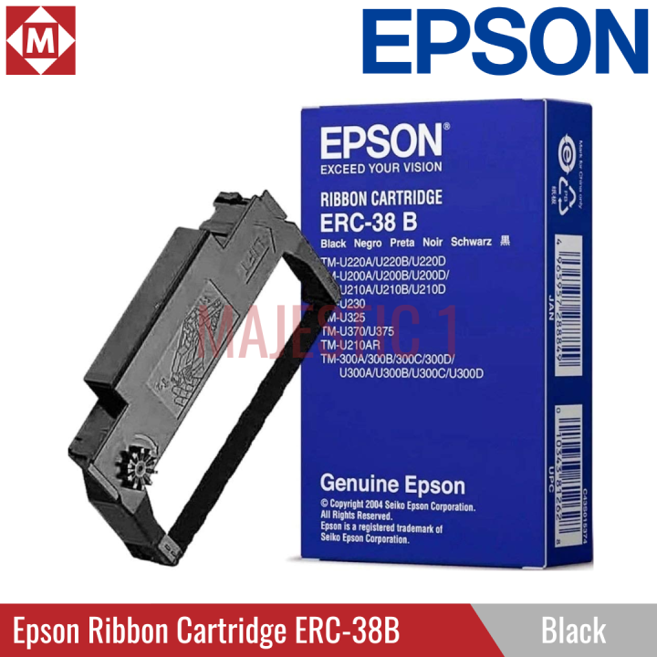 Epson Ribbon Cartridge ERC-38B for POS (Per piece) | Lazada PH