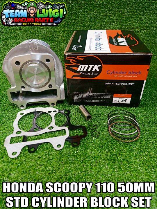 MTK HONDA SCOOPY 110 50MM STANDARD CYLINDER BLOCK SET | Lazada PH