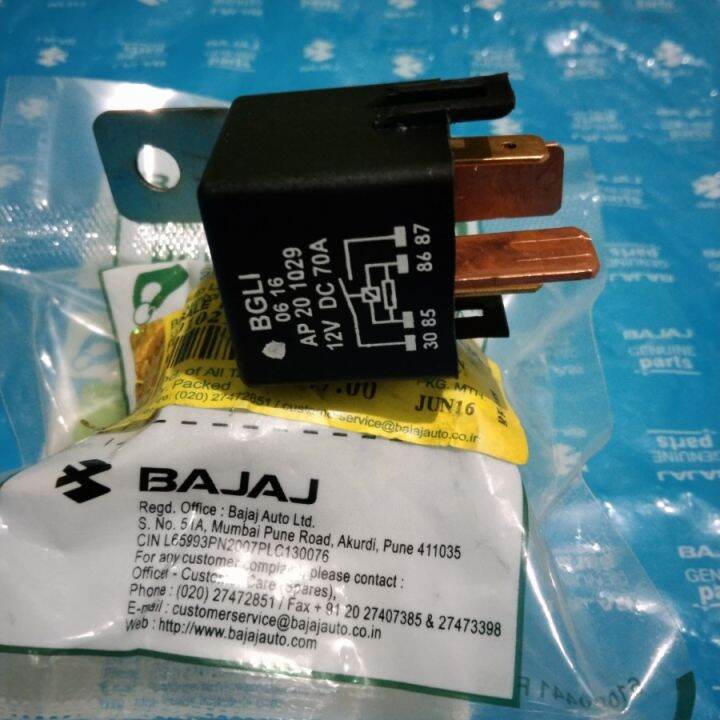 BENDIK RELAY STARTER BAJAJ PULSAR 180 UG3 / 200 ORIGINAL | Lazada Indonesia