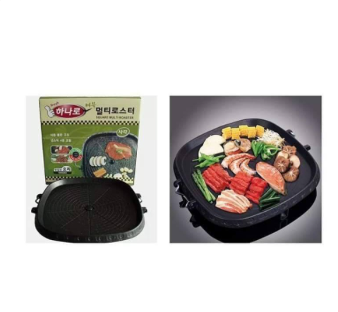 Hanaro Marble Platinum Coating korean Grill Square Multi Roaster jack ...
