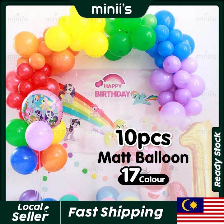 Miniis 10 Pcs Matt Balloons 10 Inches Mmatte Creative Wedding Balloon ...