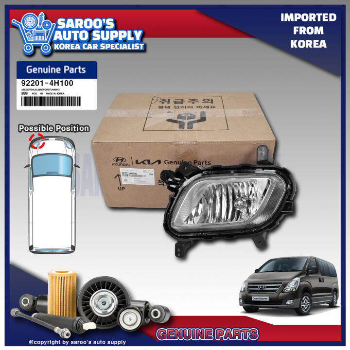 [Genuine] Fog Lamp For Hyundai Grand Starex (15-17) , Original Parts ...