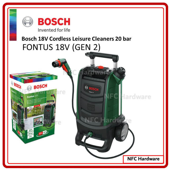 BOSCH FONTUS 18V Cordless Leisure Cleaners (GEN 2) | Lazada