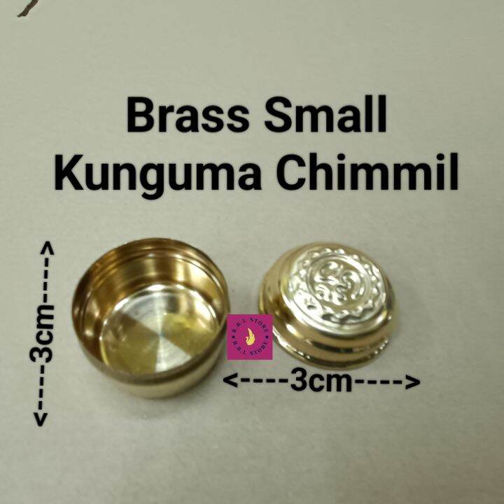 Brass Kumkuma Chimmil | Lazada