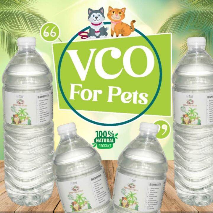 VCO for Pets 1 Liter Virgin Coconut Oil for Dogs Cats 1L | Lazada PH