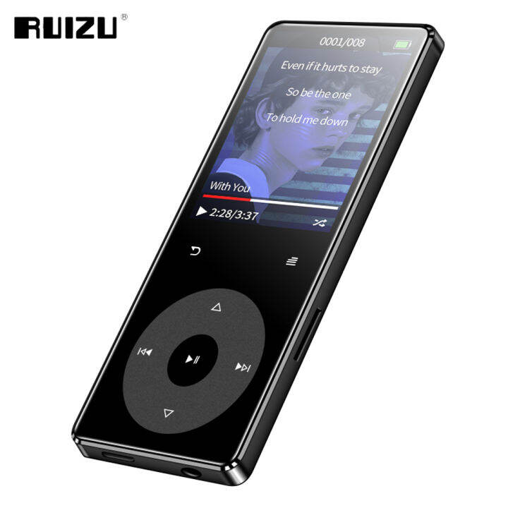 RUIZU X02B Bluetooth MP4 MP3 Player With Speaker 8GB 16GB Portable Hifi Lossless Sound Music ...