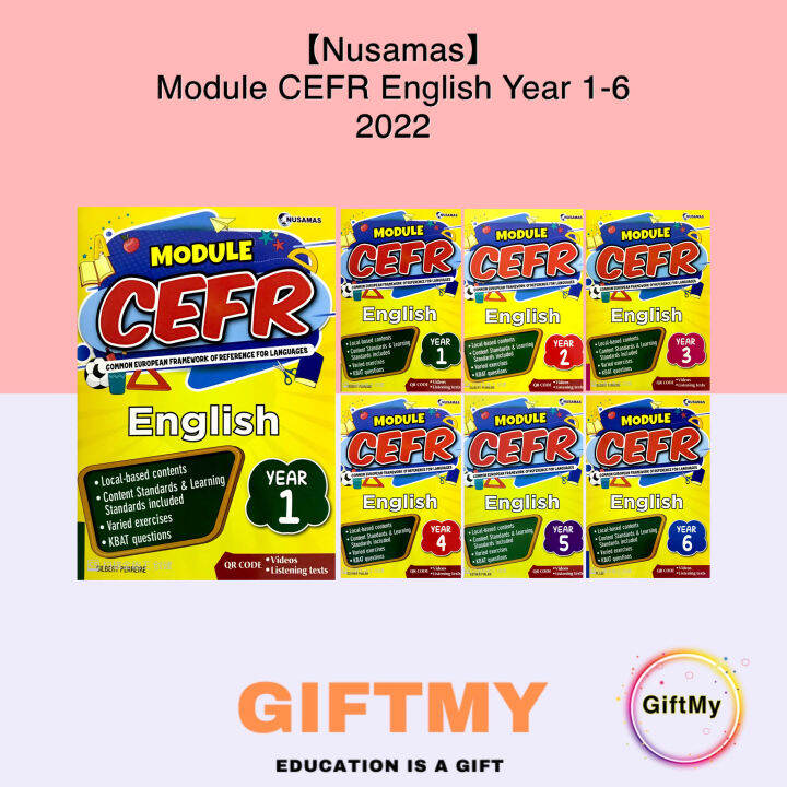 【Nusamas】Module CEFR English Year 1 / 2 / 3 / 4 / 5 / 6 KSSR 2022 ...