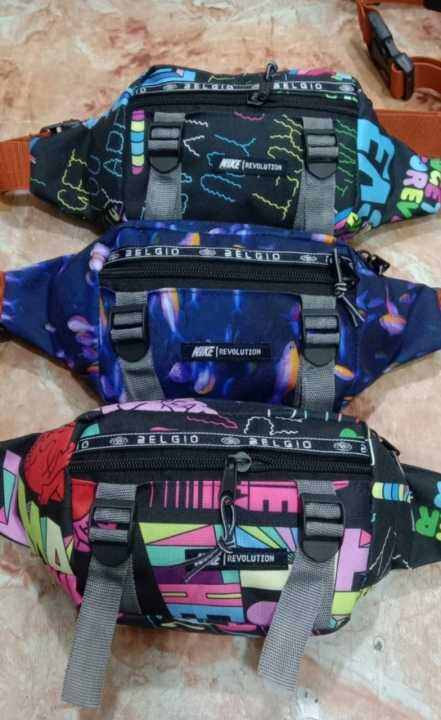 TAS SALEMPANG MOTIF BATIK TERBARU/ TAS PINGGANG CORAK WARNA TERKEREN ...