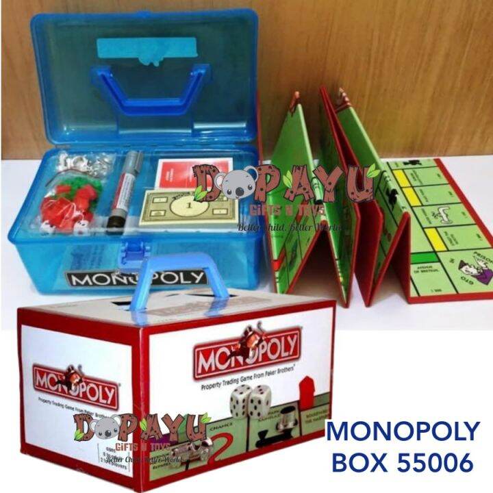 MAINAN MONOPOLY BOX 55006 MONOPOLI BOARD FAMILY GAME | Lazada Indonesia