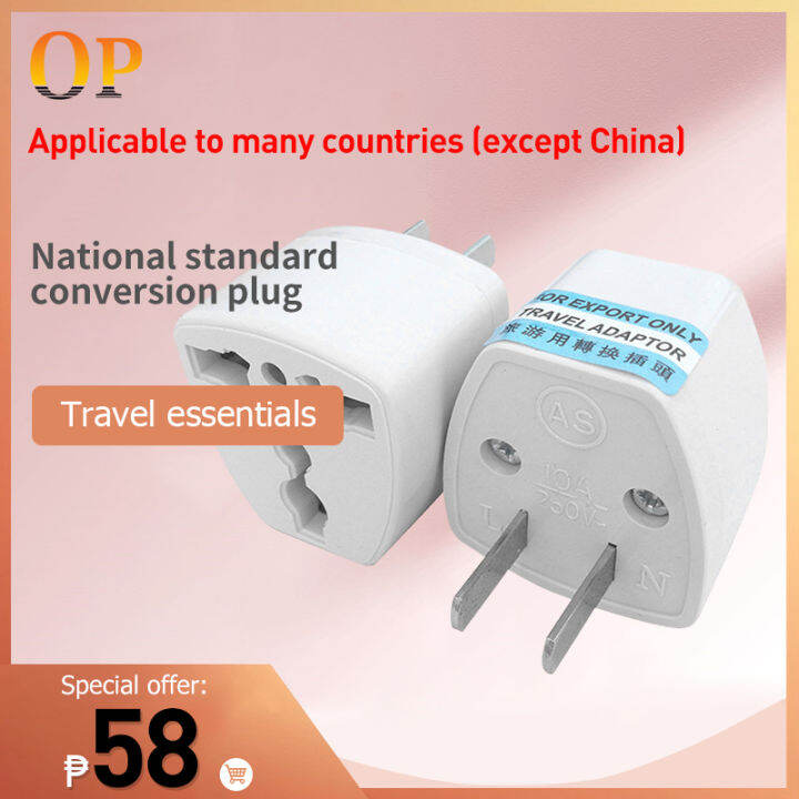 Universal socket adapter American and British standard adapter ...