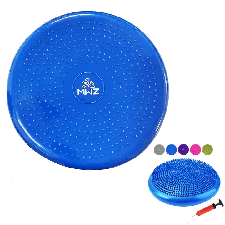 MWZ Balance Disc Fitness Inflatable Wobble Cushion Air Stability ...