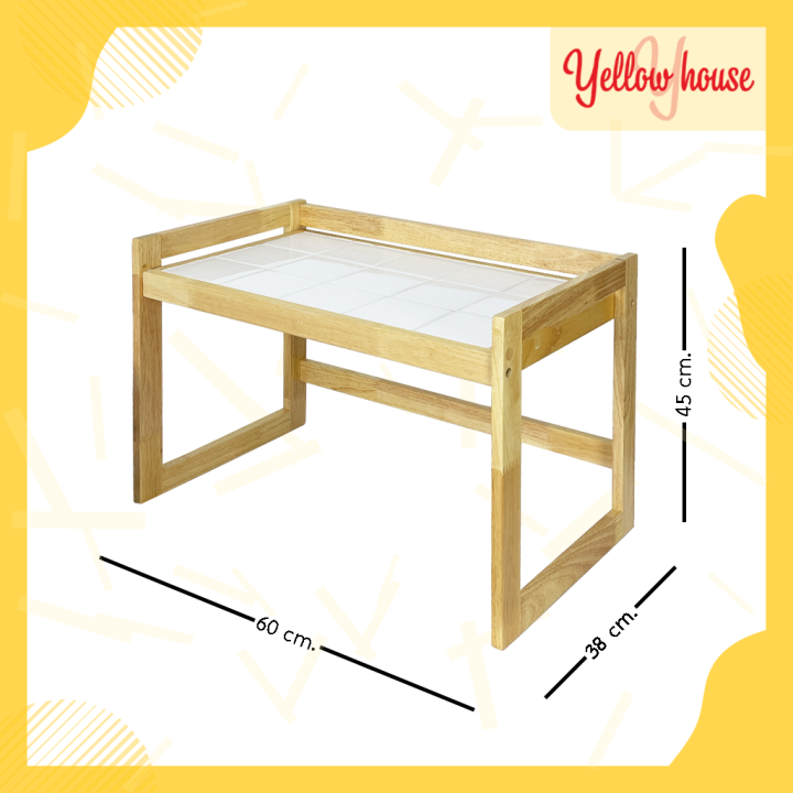 YellowHouse ชั้นวางคร่อมไมโครเวฟ 1ชั้น ผลิตจากไม้ยางพารา ชั้นคร่อมไมโครเวฟ มี2ขนาดให้เลือก ...