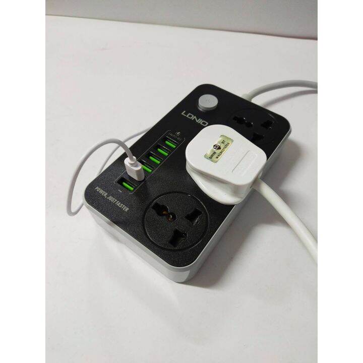 Electric Plug Socket Usb Extension Wire Original Ldnio Charger Power