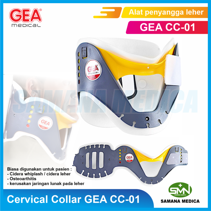 Cervical Collar GEA CC-01 Philadelphia Collar Alat Penyangga Leher Trauma Cervical | Lazada ...