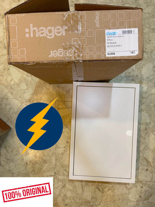 HAGER IU39S METAL ENCLOSURE ( 3 ROWS 39 WAYS ) | Lazada