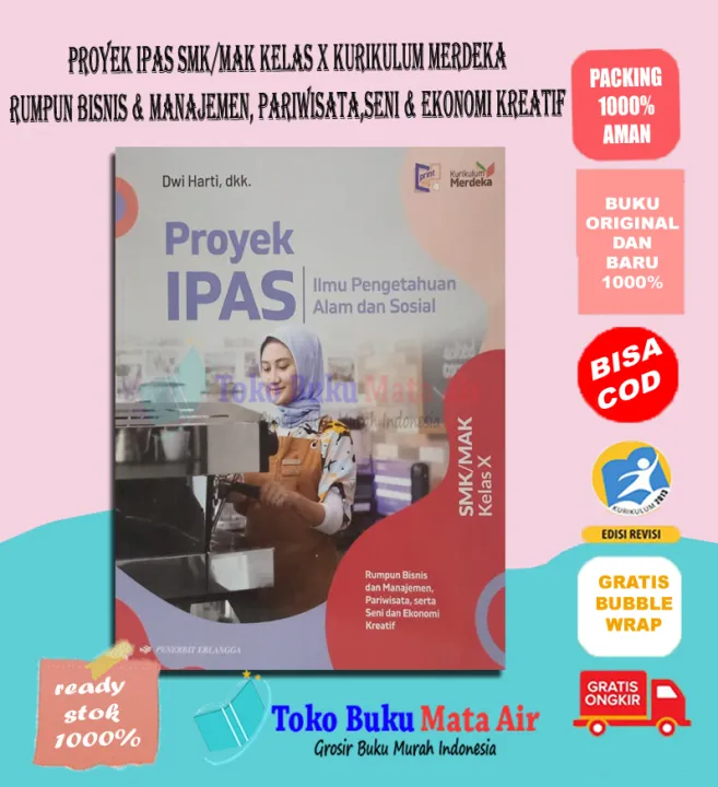 BEST SELLER PROYEK IPAS SMK/MAK KELAS X KURIKULUM MERDEKA - ERLANGGA | Lazada Indonesia